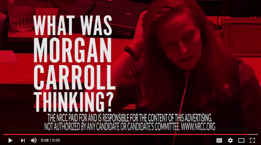 New NRCC TV Ad Keeps Spotlight On Morgan Carroll's Bad Judgment - NRCC