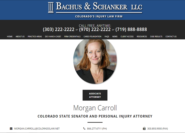 Morgan Carroll: Trial Lawyers' Biggest Ally - NRCC