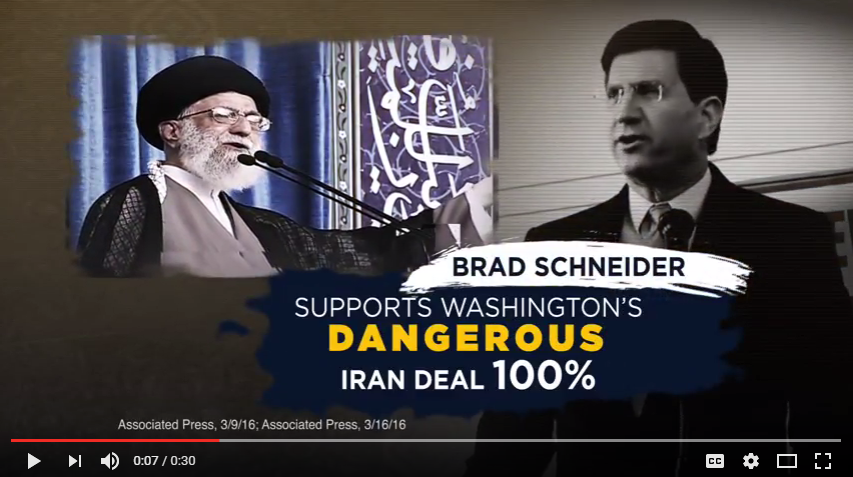 New NRCC TV Ad Highlights Brad Schneider's 100% Support Of The Iran ...