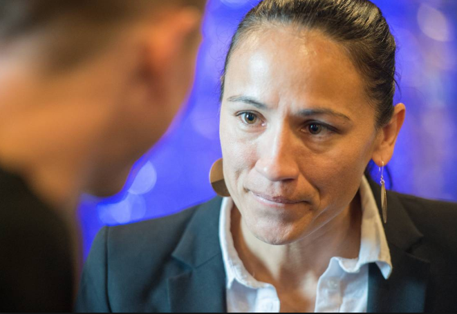 Sharice Davids stands with the Defund the Police movement - NRCC