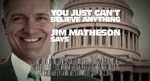 NEW AD: Jim Matheson will say anything - NRCC