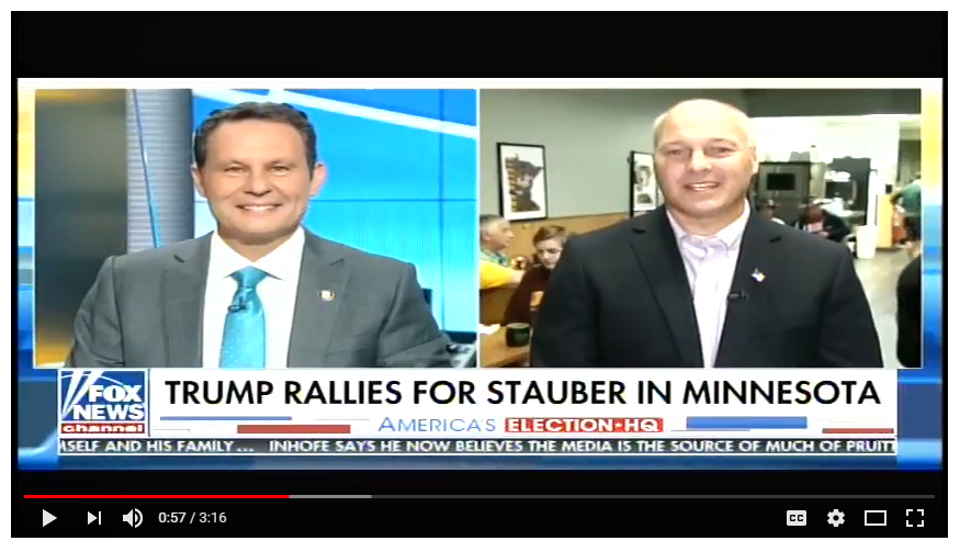 MN-08 Candidate Pete Stauber: Trump Supports Our Way Of Life, Our ...