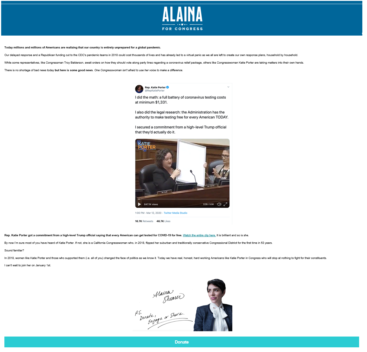 Shearer raises cash off pandemic - NRCC