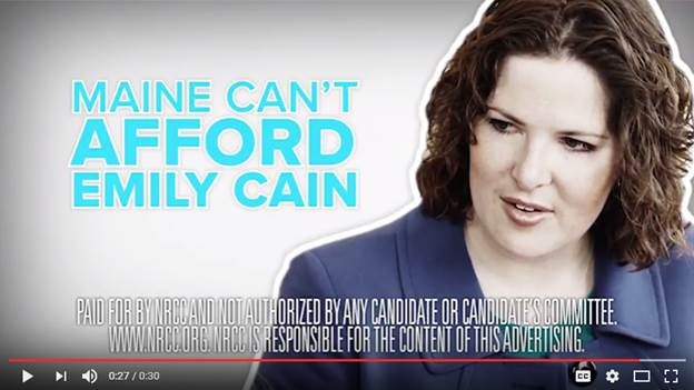 New NRCC ad: Maine can’t afford Emily Cain in Congress - NRCC
