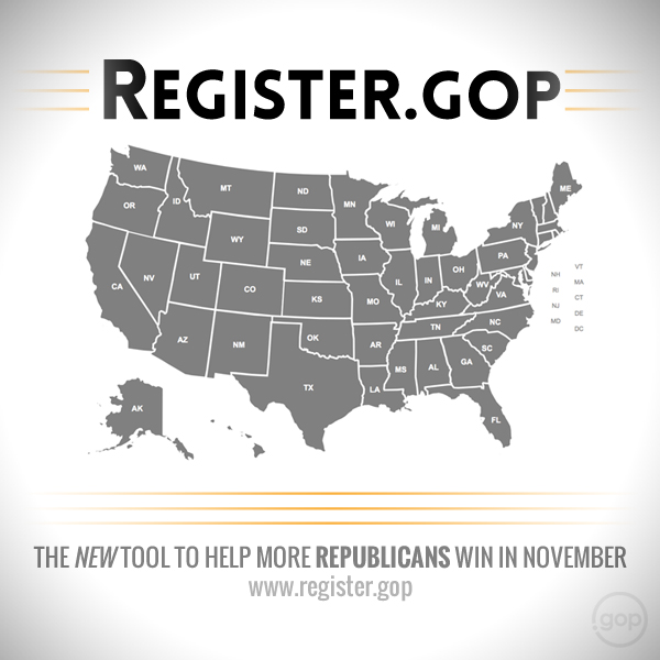 The NRCC, Along With Other GOP Committees, Just Launched Register.GOP ...