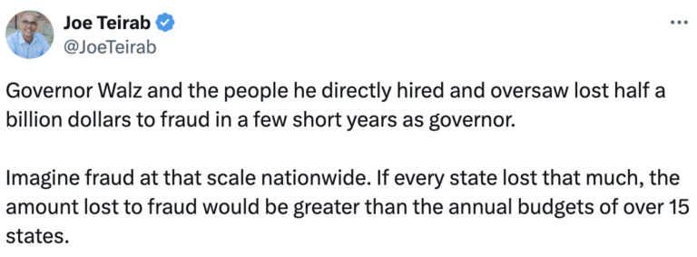 Joe Teirab sounds off on Tim Walz's mishandling of Feeding Our Future ...