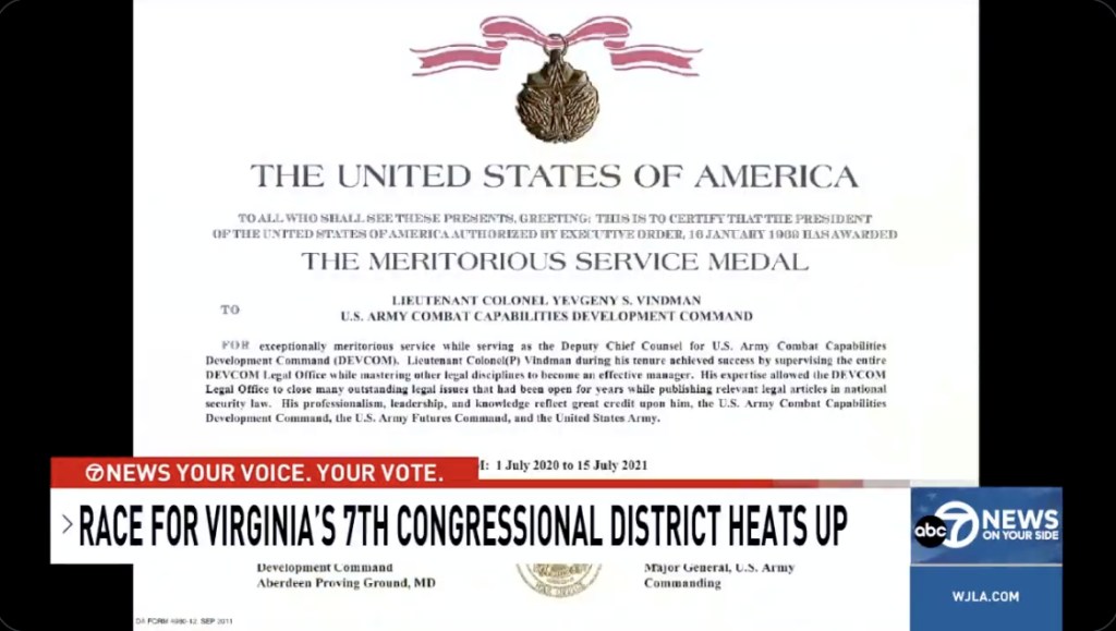 WJLA: Vindman lied about his military service - NRCC