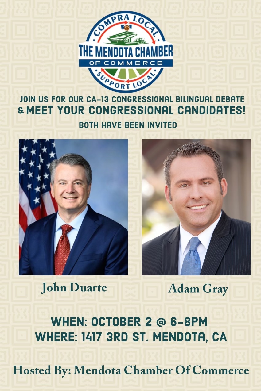 Empty podium: Adam Gray dodges first CA-13 debate - NRCC