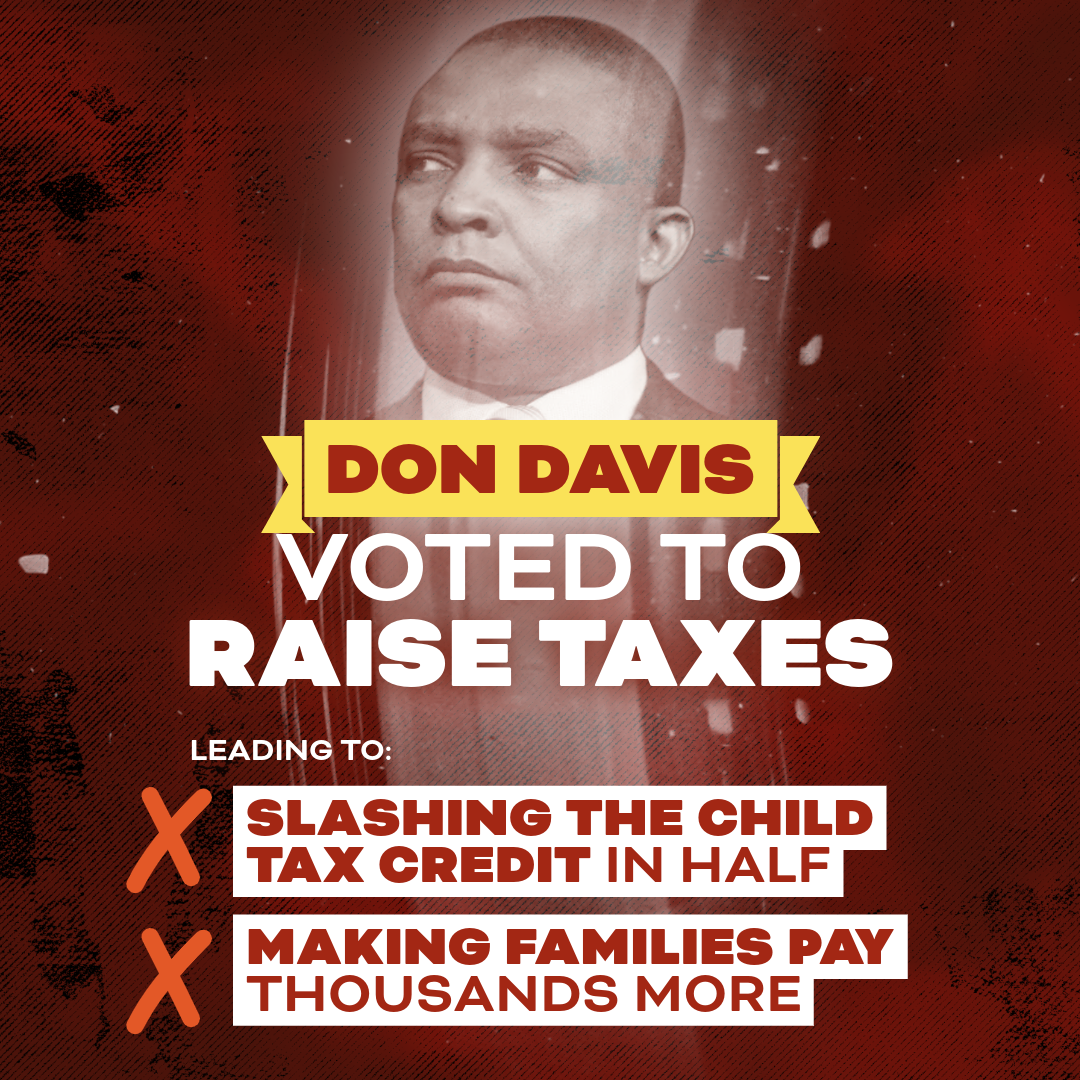 NRCC Launches Paid Digital Ad Campaign Targeting Vulnerable Don Davis' Vote to Raise Taxes - NRCC