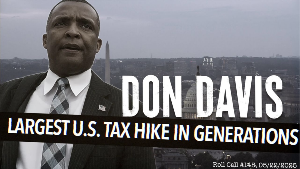 NRCC Launches Paid Ad Campaign Against Don Davis for Voting to Raise ...