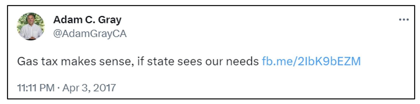 Adam Gray: Proud Architect of California’s Pain at the Pump - NRCC