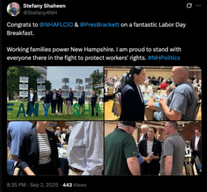 SOCIALIST STEFANY: Shaheen goes to breakfast with Bernie - NRCC