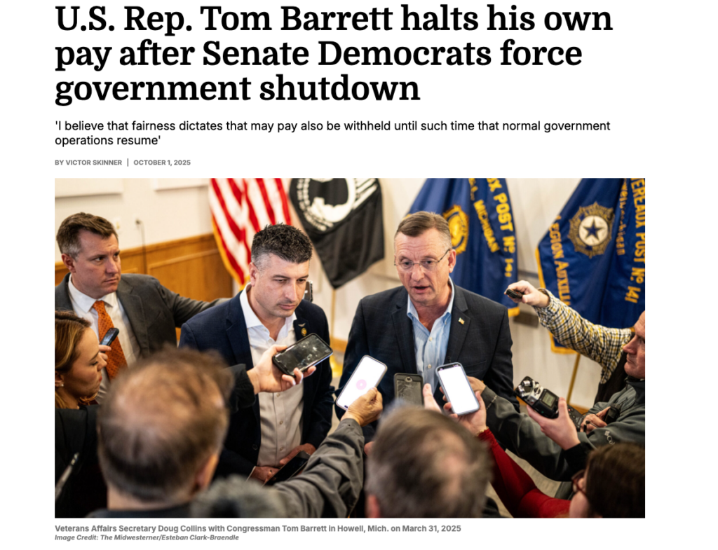 Tom Barrett Puts Michigan First While Dems Prioritize a Dangerous ...