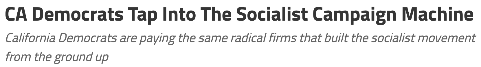 THE RED ROOKIE: Socialist Machine Bets Big on Villegas - NRCC