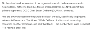 DCCC Chair DelBene won't lift a finger to help her own - NRCC